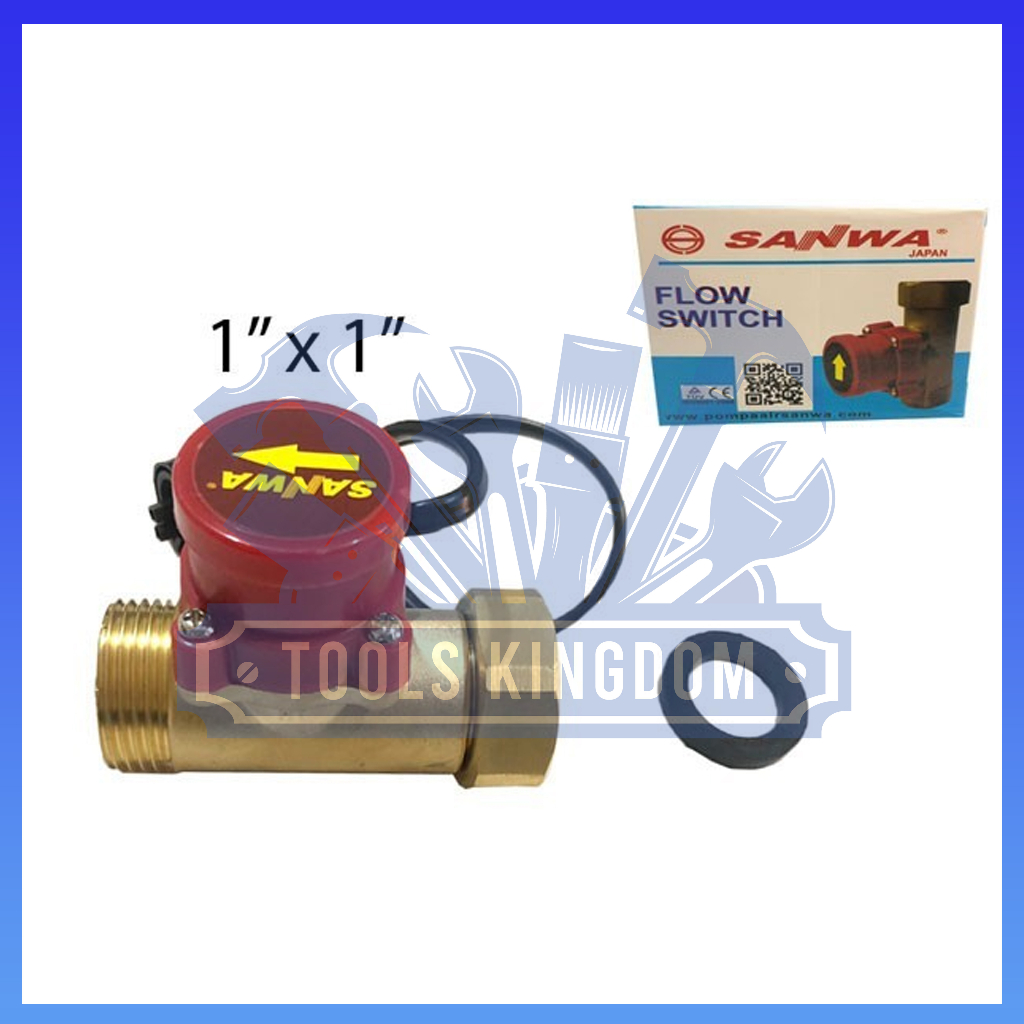 Jual Flow Switch Water Pump Sanwa 1x1 / Otomatis Pompa Air Pendorong 1"x1" | Shopee Indonesia