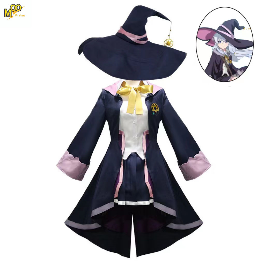 Jual Wandering Witch: The Journey of Elaina Elaina Cosplay costume ...