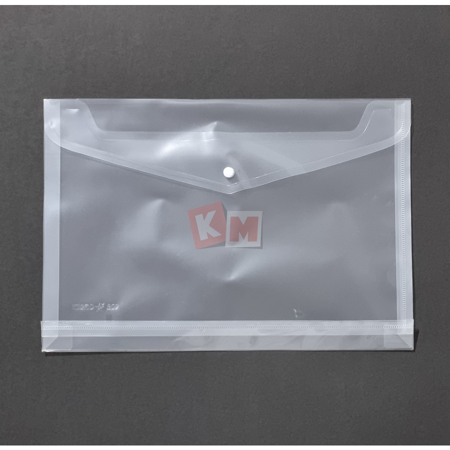 Jual Map Plastik Kancing 1 + Punggung F4 Folio Transparan / Merk Acak ...