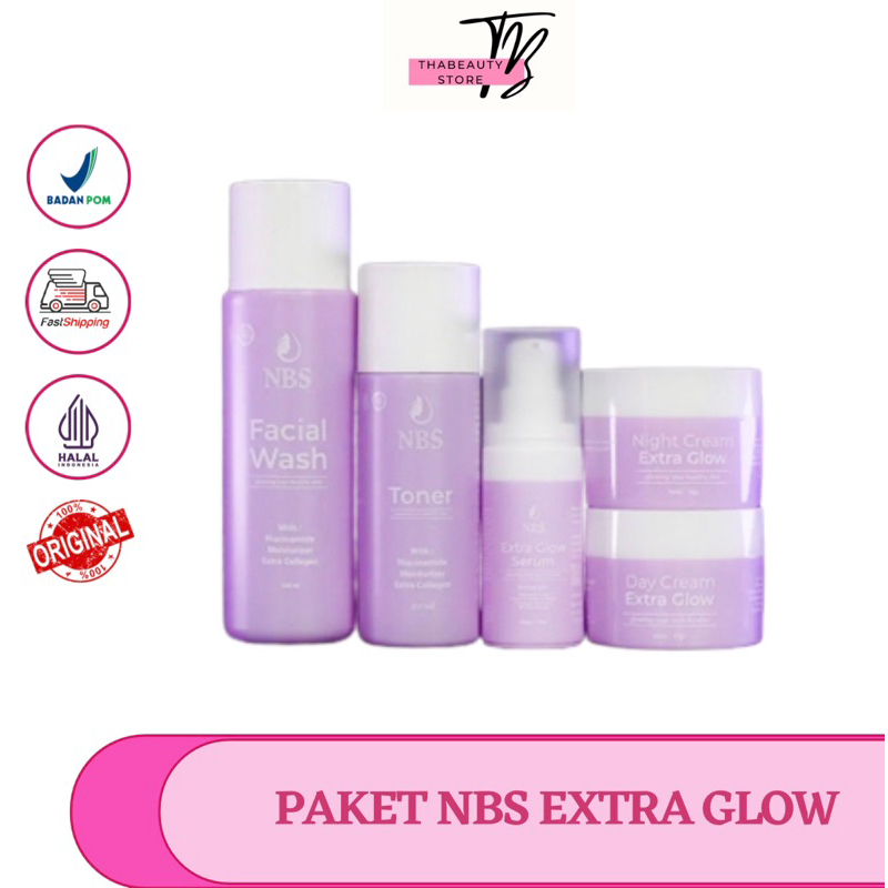 Jual NBS PAKET EXTRA GLOW / NBS PAKET GLOWING / NBS SKINCARE / NBS ...