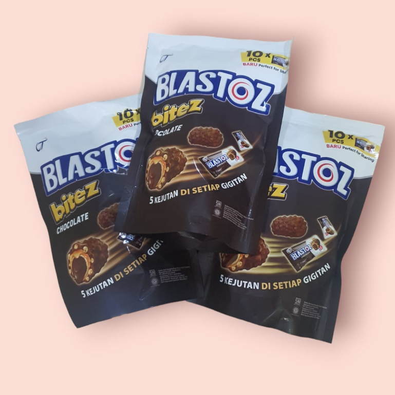 Jual Blastos Bitez Chocolate 3 POUCH | Shopee Indonesia