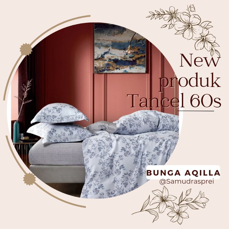 Jual SPREI SET 160x200 Tancel 60s | Shopee Indonesia