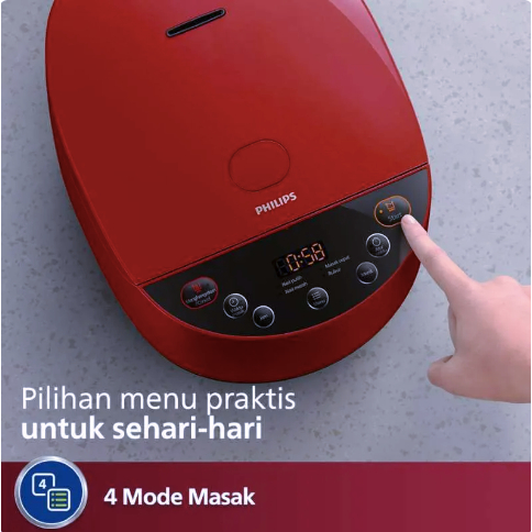 Jual PHILIPS 1.8L Digital Rice Cooker HD4515/91 / hd 4515 / 4515 ...