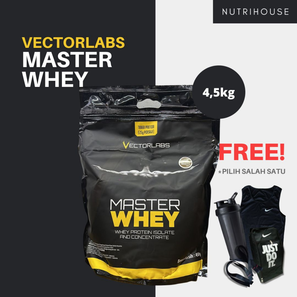 Jual Vectorlabs MASTER WHEY 4,5kg 100 servings Masterwhey Whey Protein ...