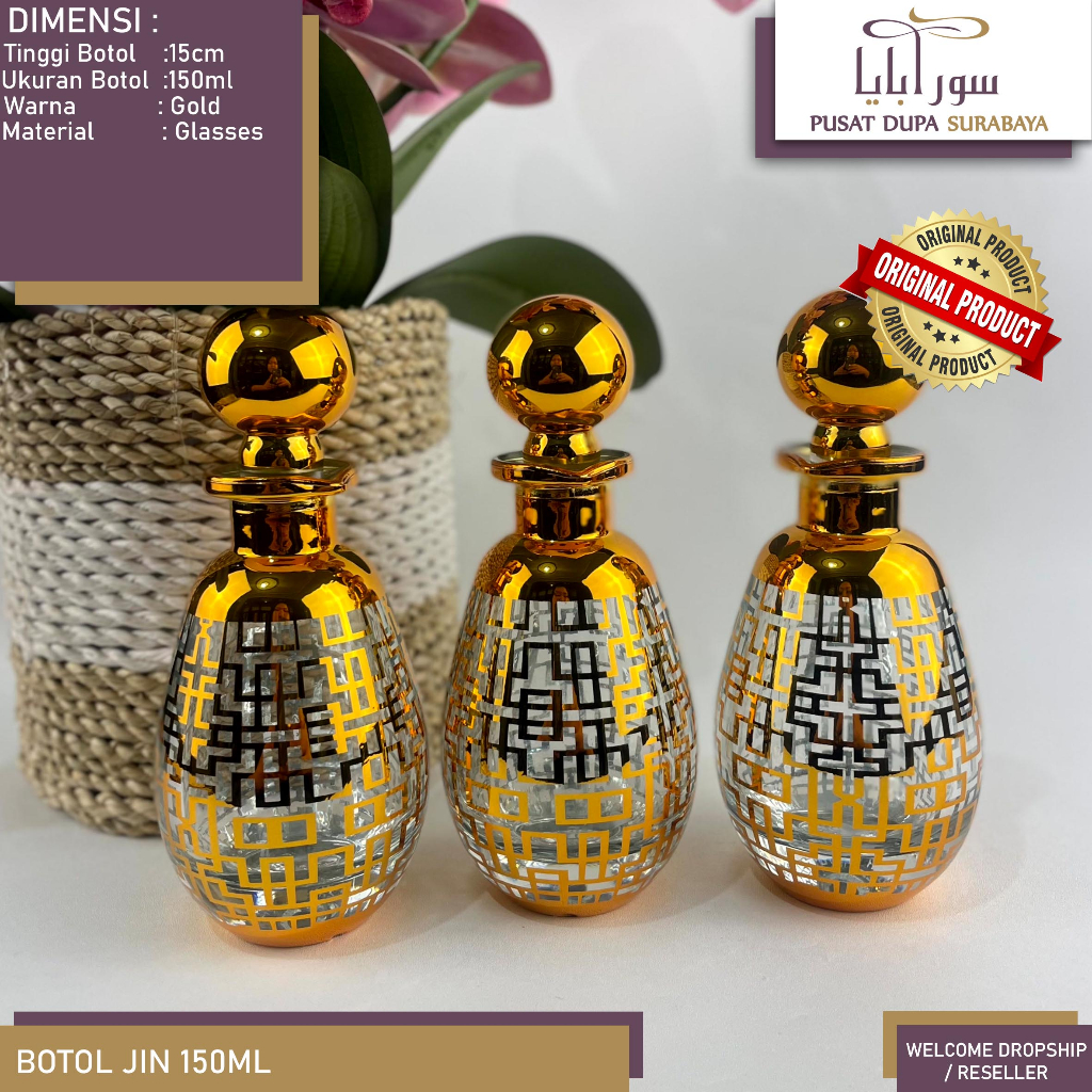 Jual Botol Casa Display Jin bibit parfum/diffuser/PREMIUM KACA | Shopee ...