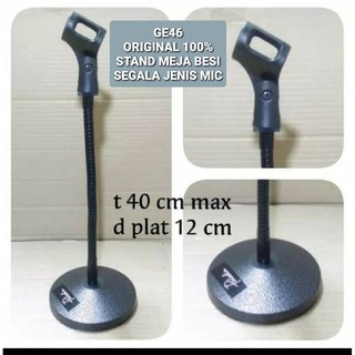 Jual G46 ORIGINAL 100% stand mic meja full besi holder mik table ...