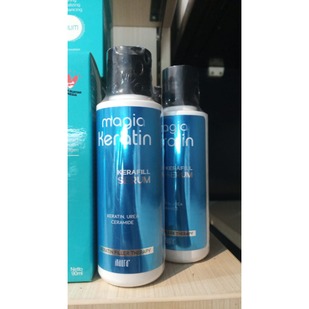 Jual INAURA MAGIC KERATIN KERAFILL HAIR SERUM 75ML | Shopee Indonesia