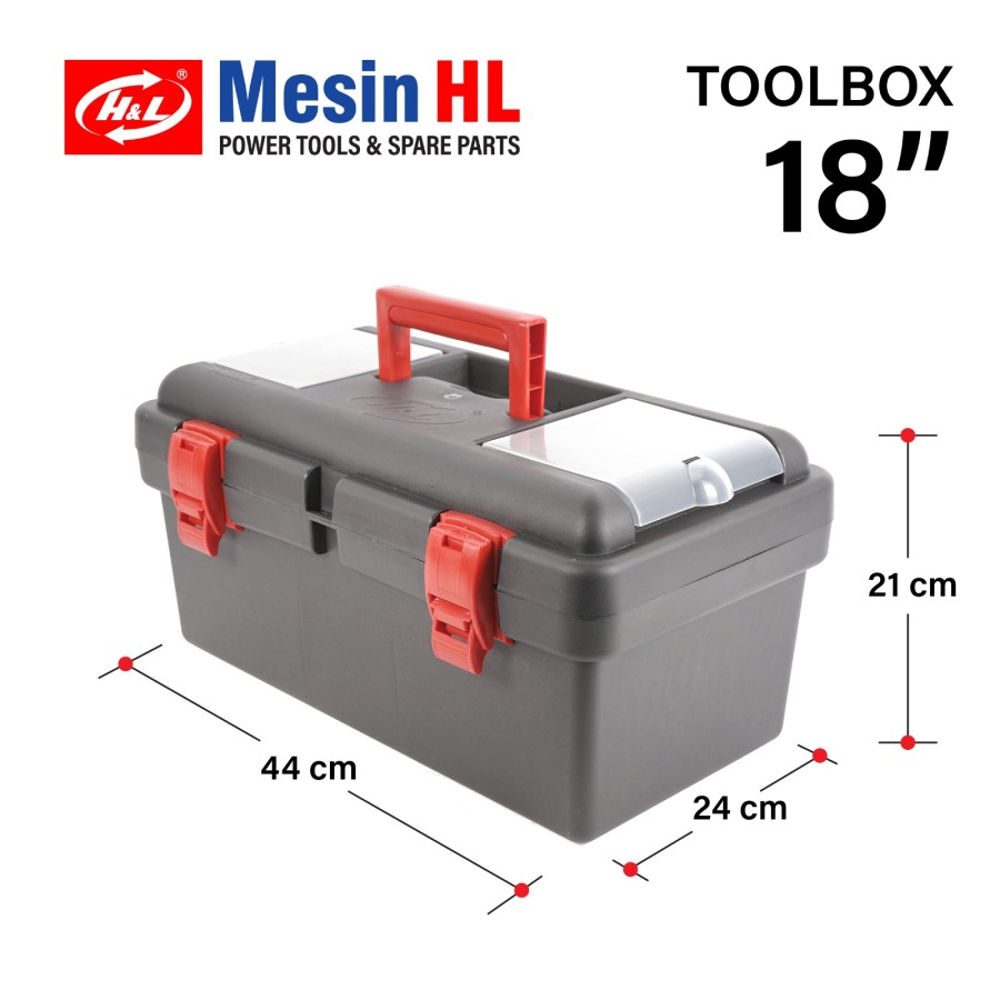Jual Toolbox Plastik Tools Box Tool Box Besar Kotak Penyimpanan Perkakas | Shopee Indonesia