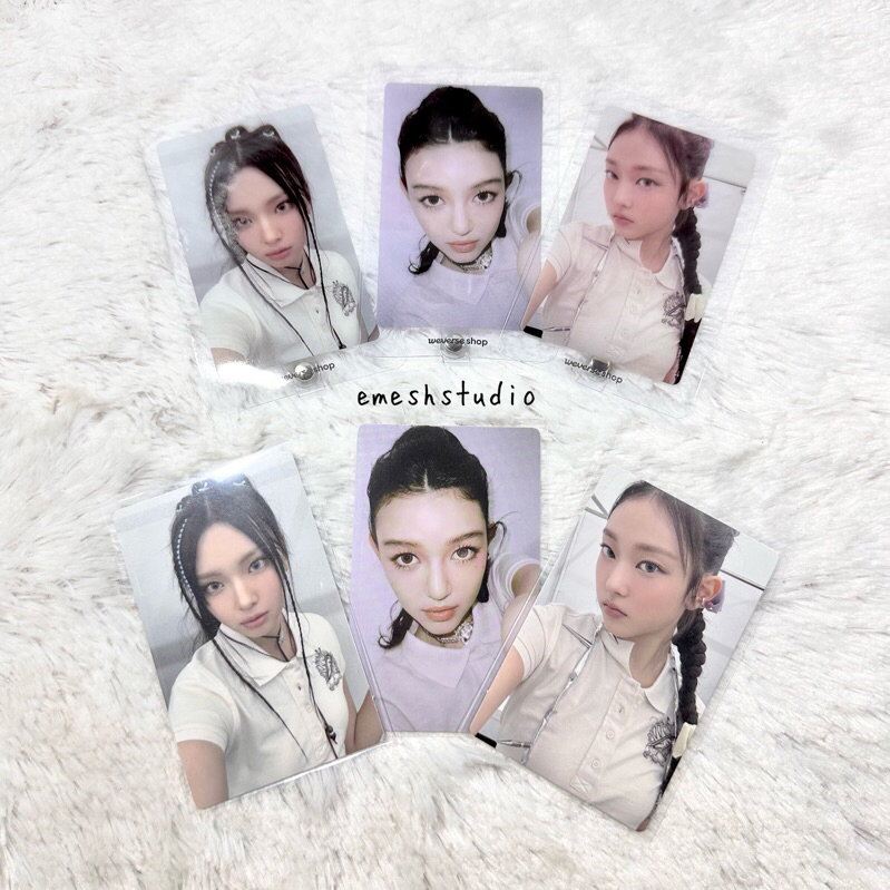 Jual official newjeans new jeans get up weverse pob benefit photocard pc + phone tab (set ...