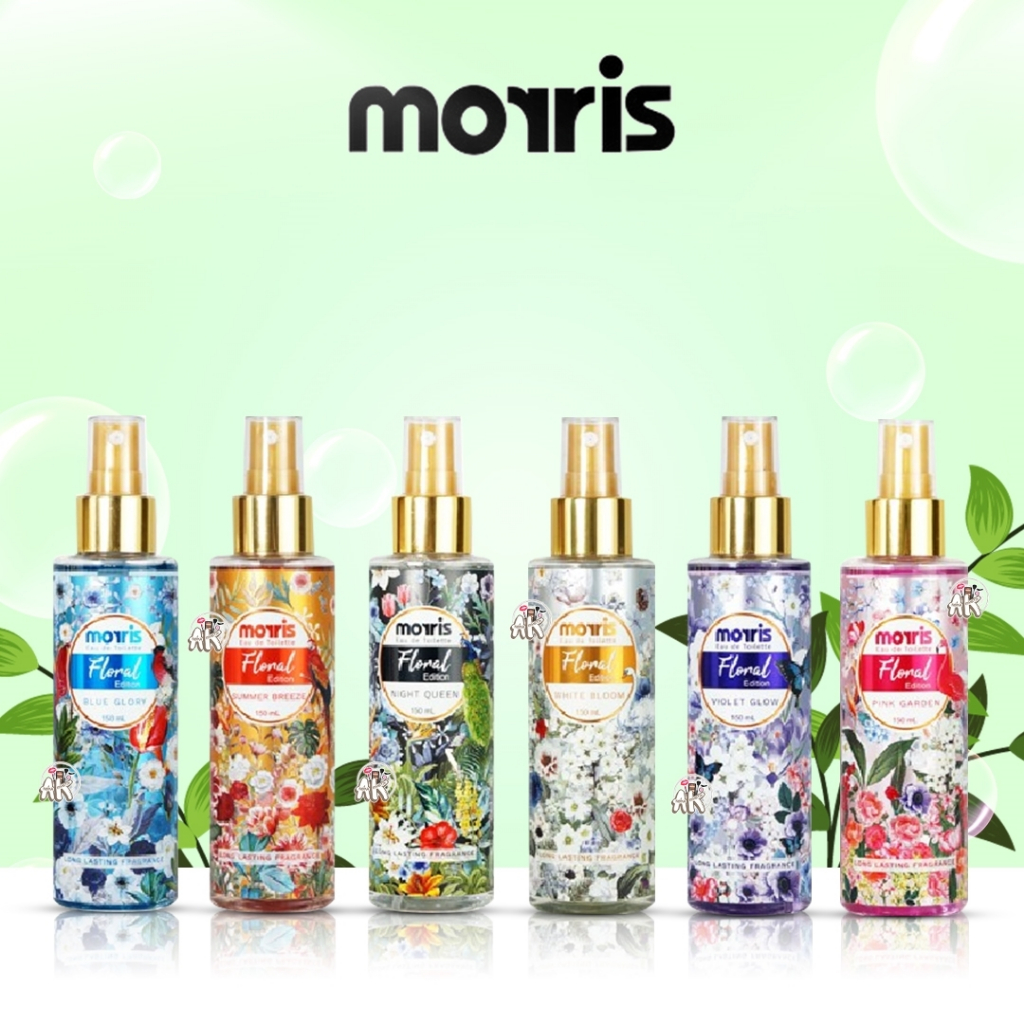 Jual MORRIS EDT ( EAU DE TOILETTE ) FLORAL 150ML SERIES | Shopee Indonesia