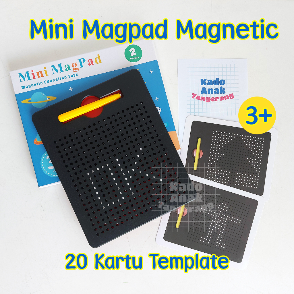 Jual MAGPAD MAGNETIC / mainan magnet reusable/ magnetic drawing board ...
