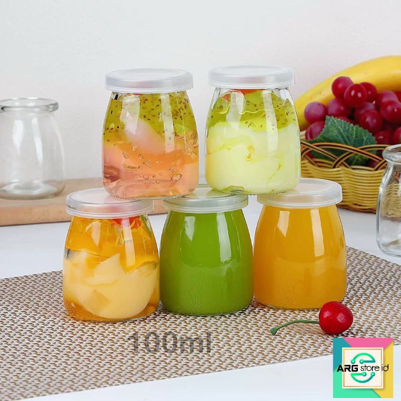 Jual Pudding Jar | Jar Yoghurt | Botol Toples Kaca | Jar Kaca 100 ml ...