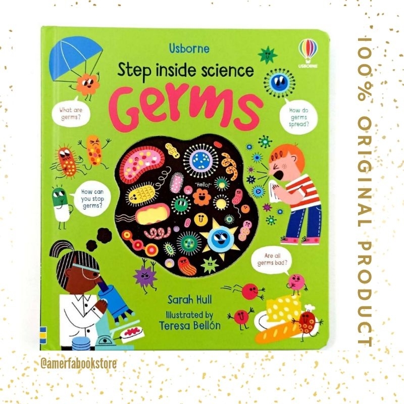 Jual Original Usborne UK Step Inside Science Germs | Shopee Indonesia
