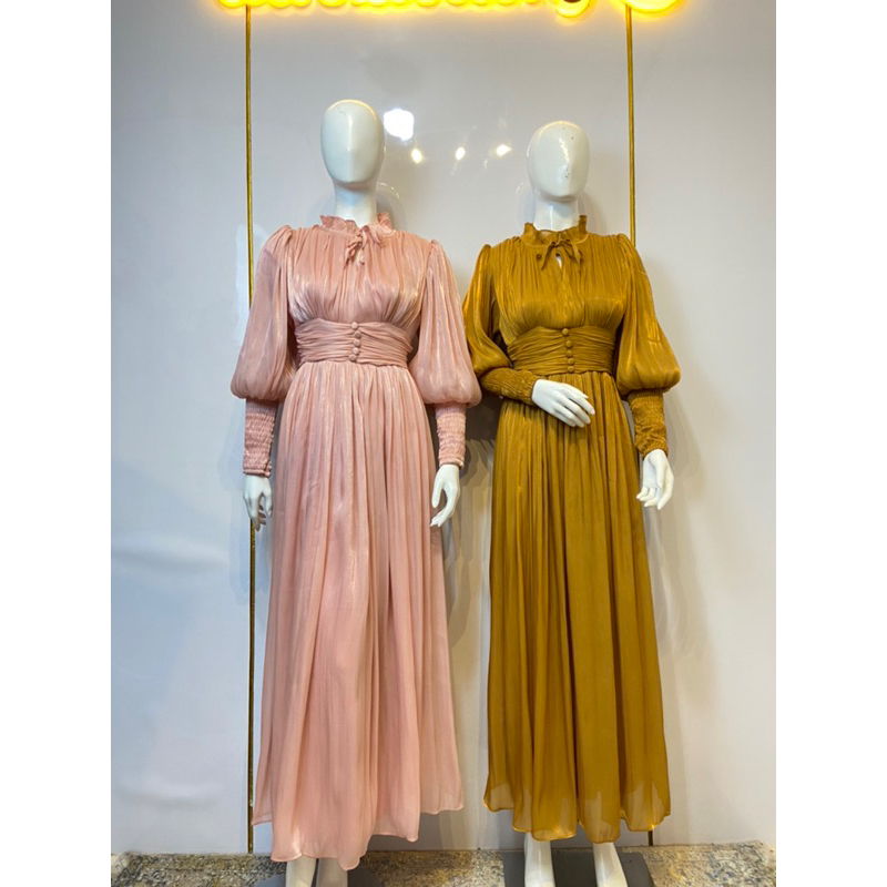 Jual Gamis Shimmer Serat Jagung Full Puring (Model 3) by Amiirah ...