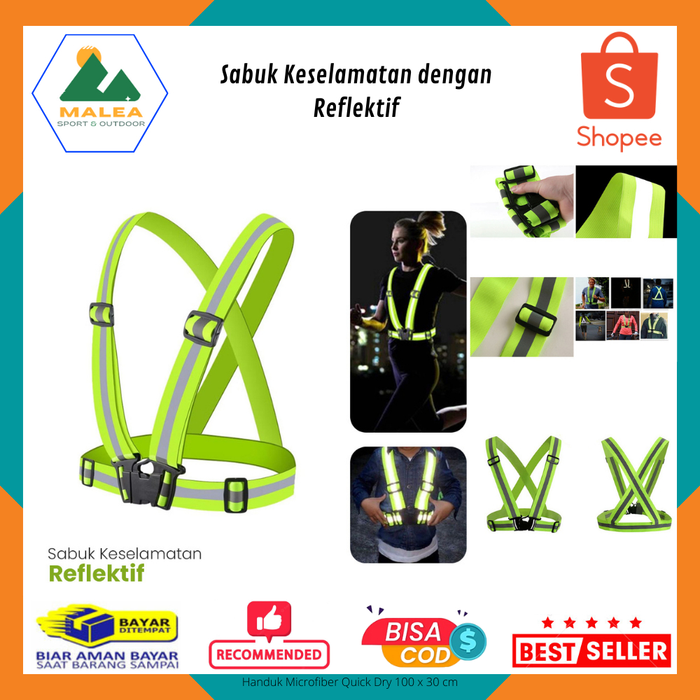 Jual Sabuk Keselamatan dengan Reflektif / Rompi Reflektif Portabel Luar ...