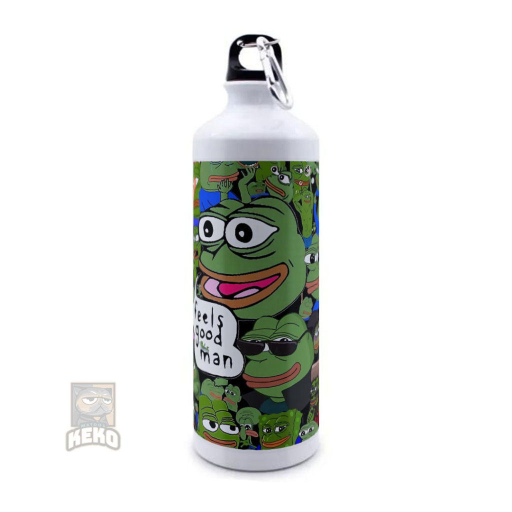 Jual Botol Sport Meme Pepe The frog Collage | Shopee Indonesia