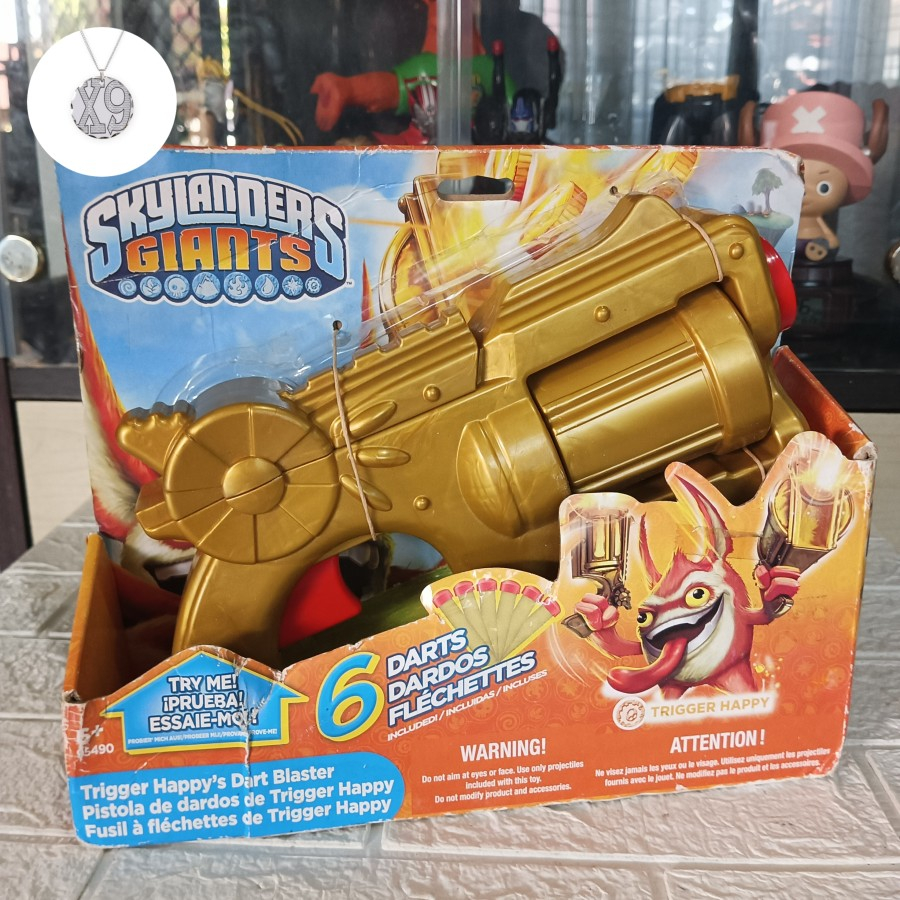 Jual Mega Bloks - Skylanders Giants Trigger Happy's Dart Blaster Nerf ...