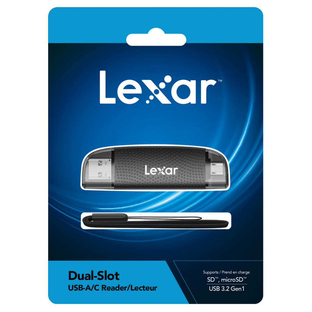 Jual Lexar RW310 Dual Slot USB 3.2 A/C Card Reader SDcard / MicroSD ...