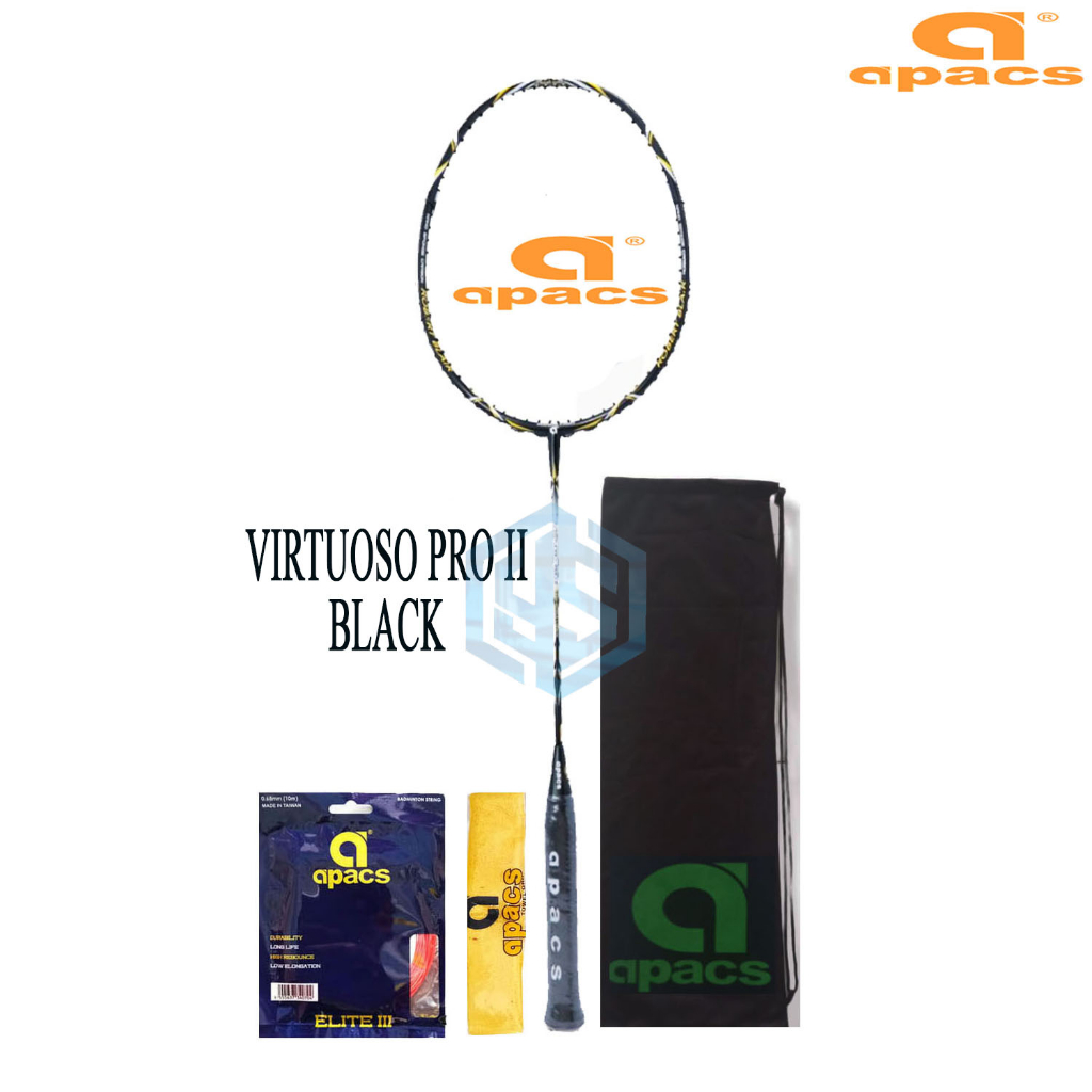 Jual Raket Badminton Apacs Virtuoso Pro II Bonus Komplit | Shopee Indonesia