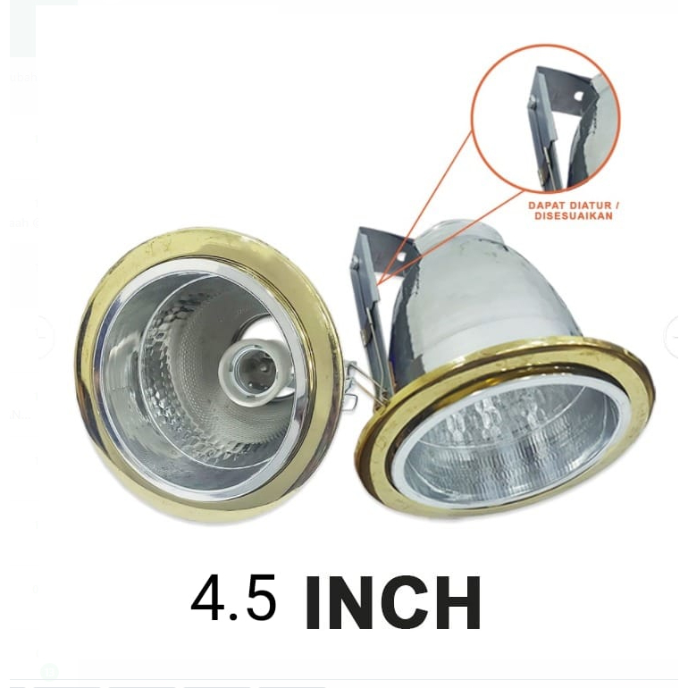 Jual Lampu Downlight Lampu Tanam AdjustableKap Downlight Frame Lampu ...