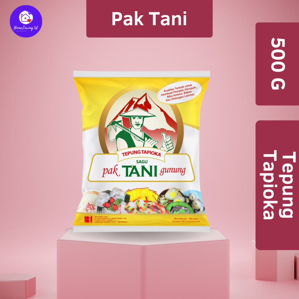 Jual TEPUNG TAPIOKA PAK TANI 500 GRAM | TEPUNG PAK TANI GUNUNG 500 GRAM ...
