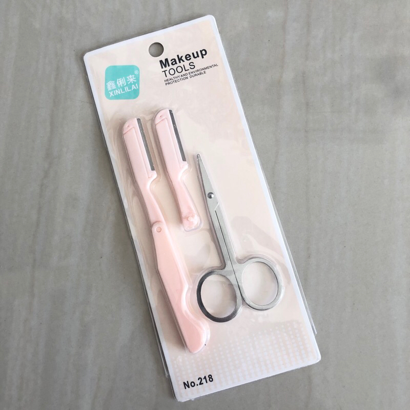 Jual Eyebrow Scissors Gunting Alis skot mata / gunting miring alis ...