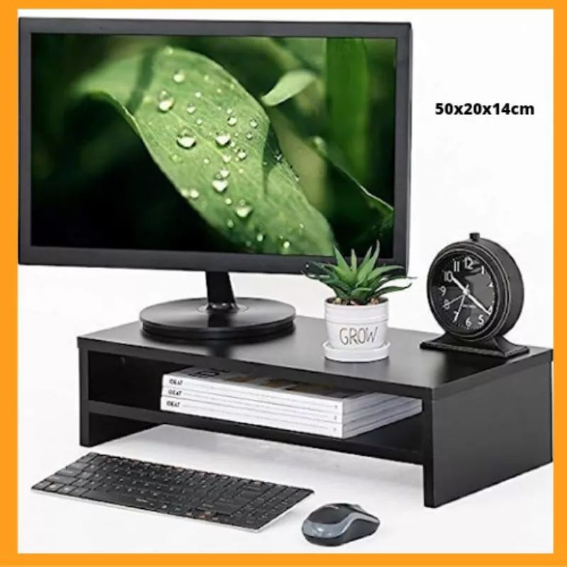 Jual Stand Monitor Meja Leptop 2 Tingkat Tatakan Monitor | Shopee Indonesia