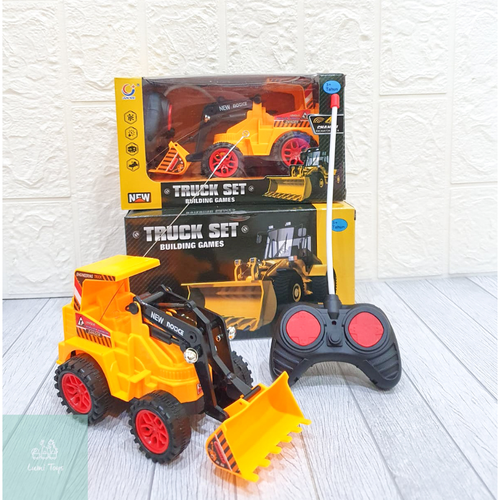 Jual Mainan RC Remote Control Truck Bulldozer Truk Konstruksi 981 ...