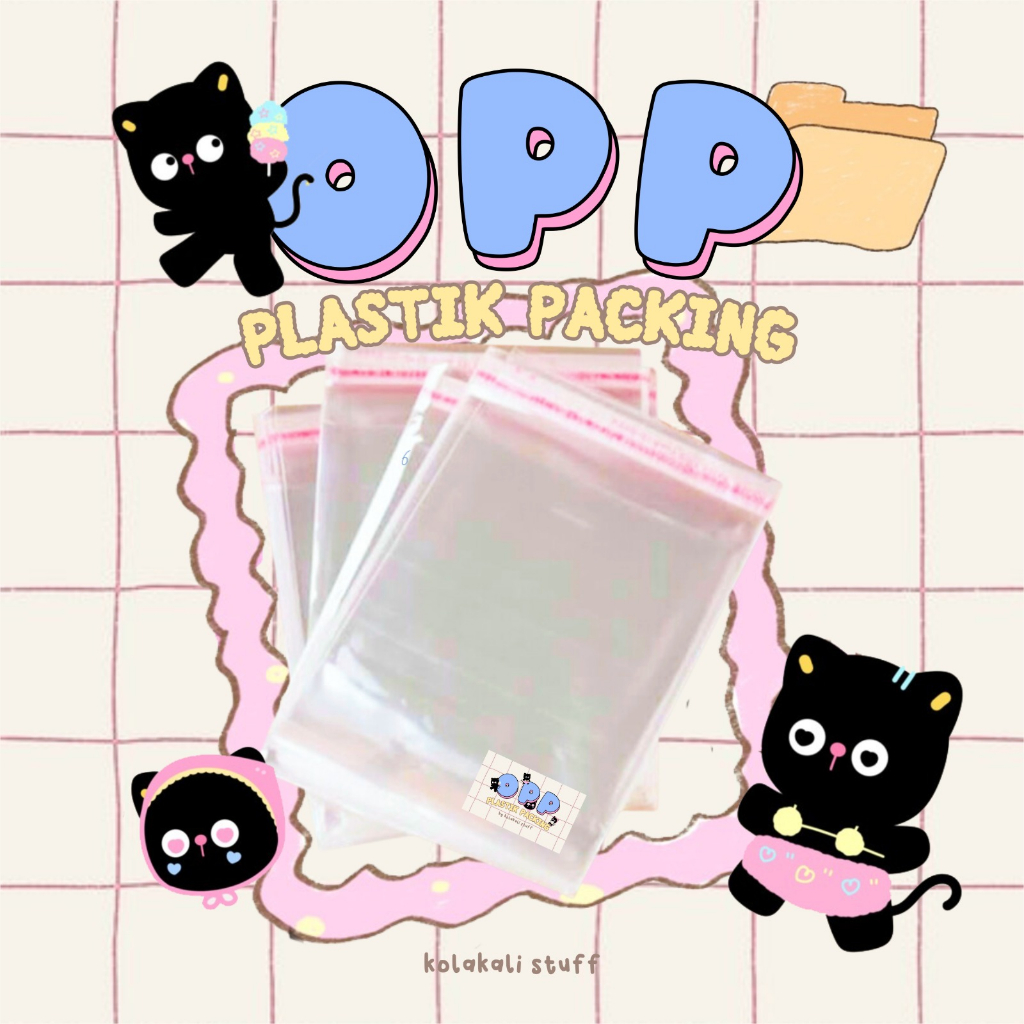 Jual OPP PLASTIK PACKING • OPP SEAL • PLASTIK SOUVENIR • INNER SLEEVE ...