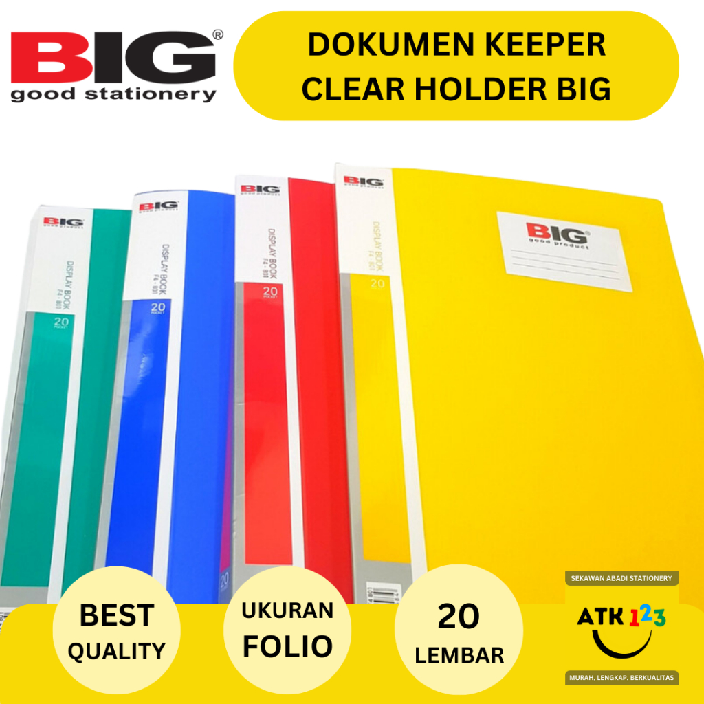 Jual Map Clear Holder / Document Keeper / Dokument Keeper Folio BIG Isi ...