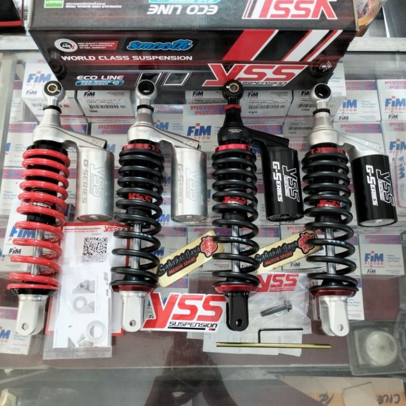 Jual Shock Tabung Yss New G-Plus Gold Series 330MM Vario 125 Vario 150 Beat Fi Scoopy Fi Mio ...