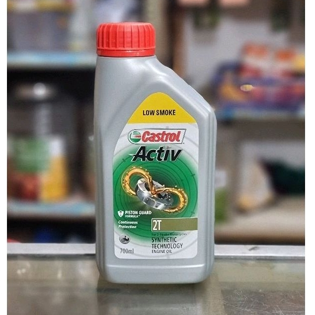 Jual Castrol activ 2t low smoke oli samping 700ml. | Shopee Indonesia