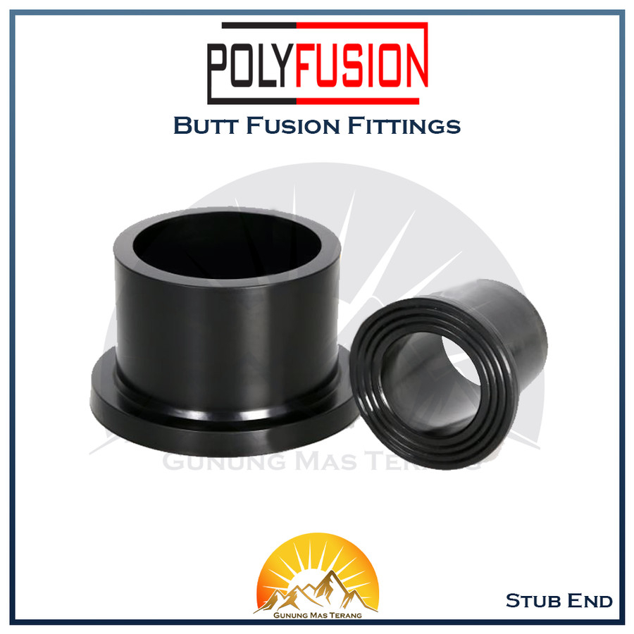 Jual Poly Fusion Stub End PN 10 Butt Fusion Fitting HDPE 200 250 315 mm ...