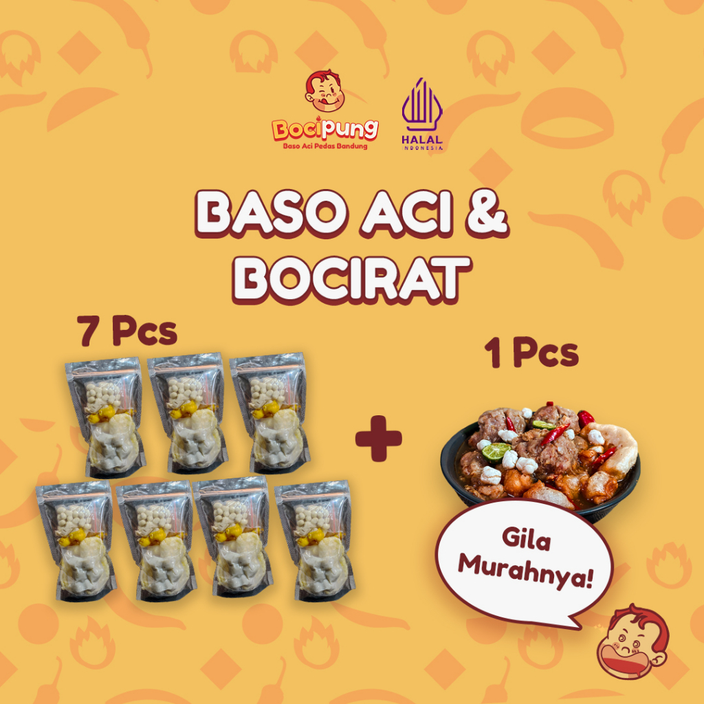 Jual PAKET 8 BUNGKUS ( BASO ACI TULANG RANGU 7 BUNGKUS & 1 BUNGKUS ...