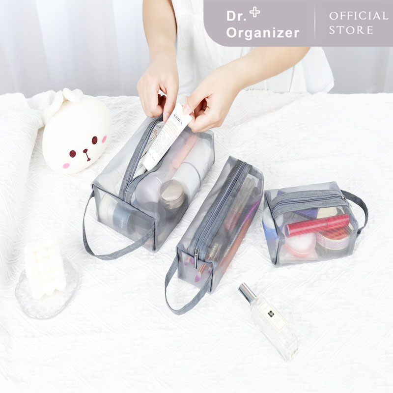 Jual DR. ORGANIZER Tas Make Up Pouch Kecantikan Grid Tas Travel ...