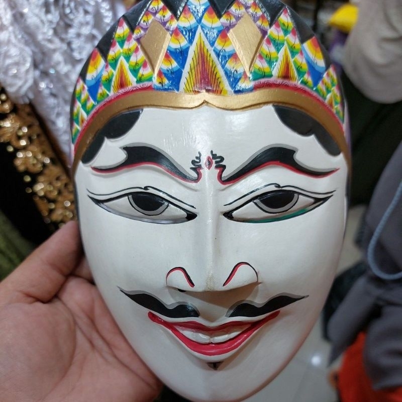 Jual Topeng Kayu|| Topeng Tari / topeng pentul tembem / topeng ...