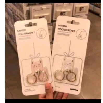 Jual MINISO RING BRACKET STAND CAT | Shopee Indonesia