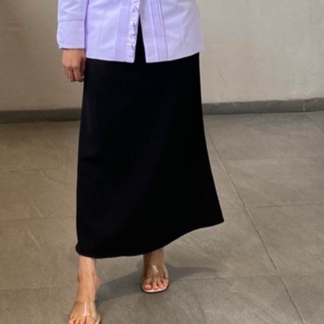 Jual Bawahan Rok A Hitam - 5425A | Shopee Indonesia