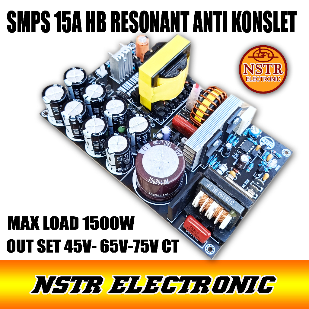Jual SMPS 15A CT HB ANTI KONSLET SET VOLT 45V-65V-75V | Shopee Indonesia
