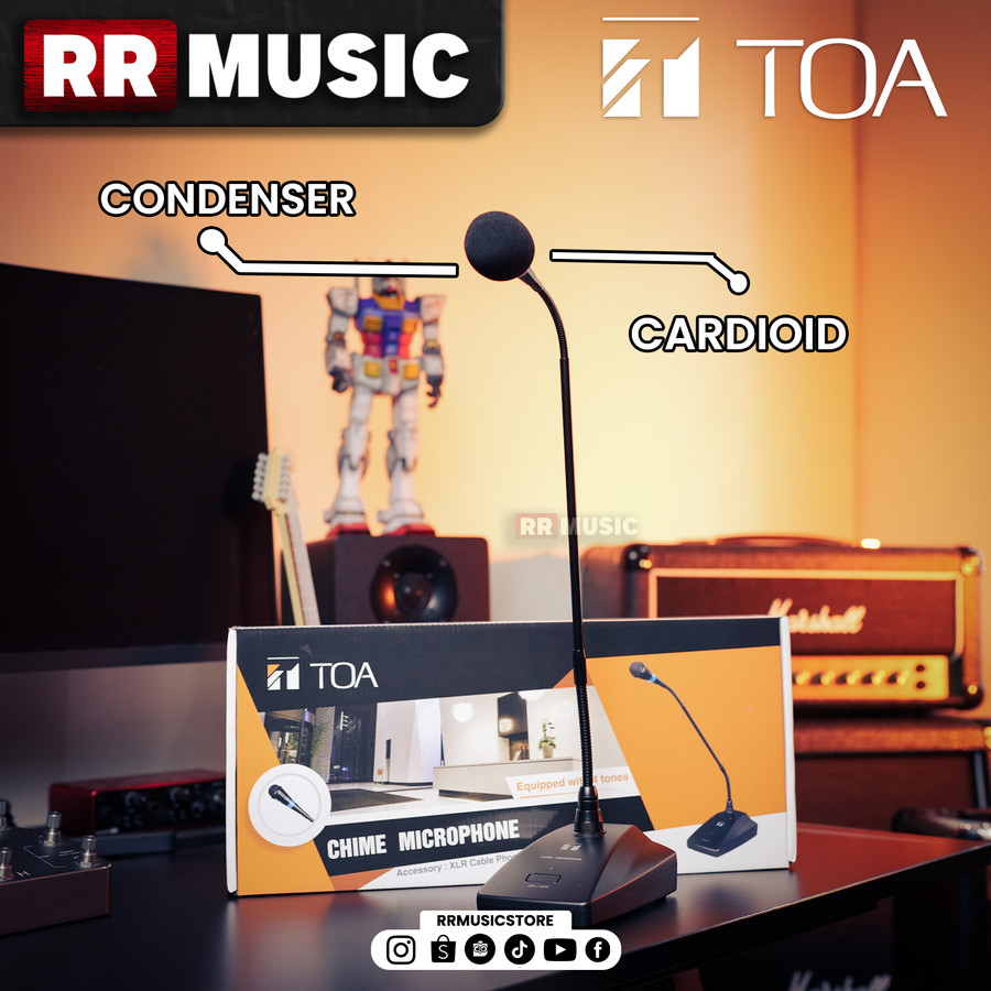 Jual MIC TOA ZM 380C AS MIC MEJA MIMBAR PODIUM TOA 380C ORIGINAL ...