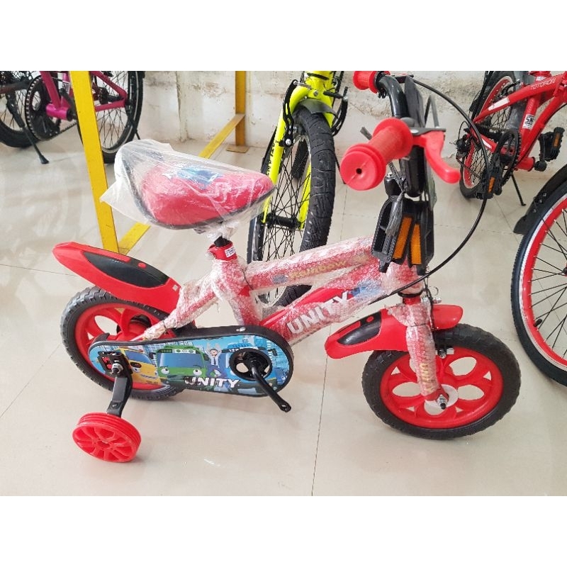 Jual Sepeda Anak Sepeda BMX 12 inch UNITY ( WARNA MERAH / RED ...