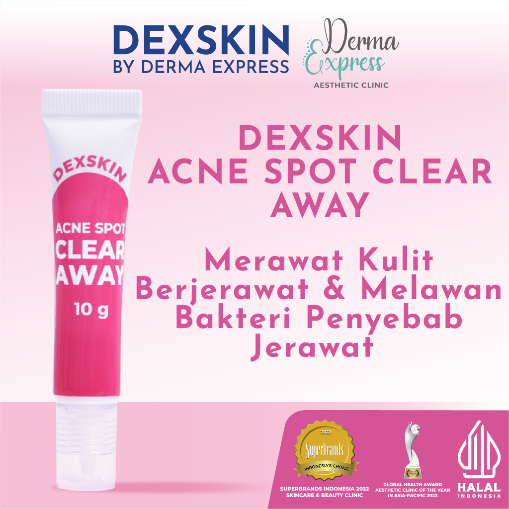 Jual DEXSKIN by Derma Express Acne Spot Clear Away | Shopee Indonesia