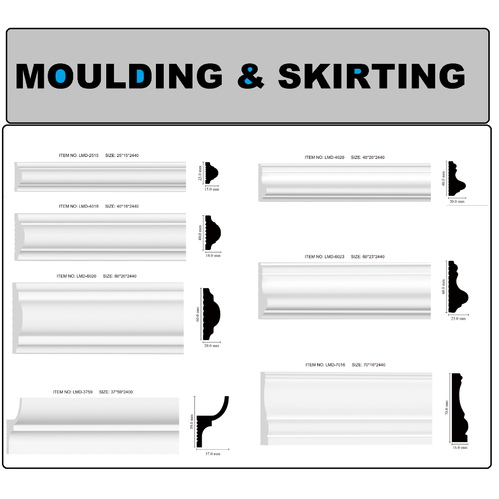 Jual Wall Moulding / Skirting / Lis Profil Plafond Kualitas Premium ...