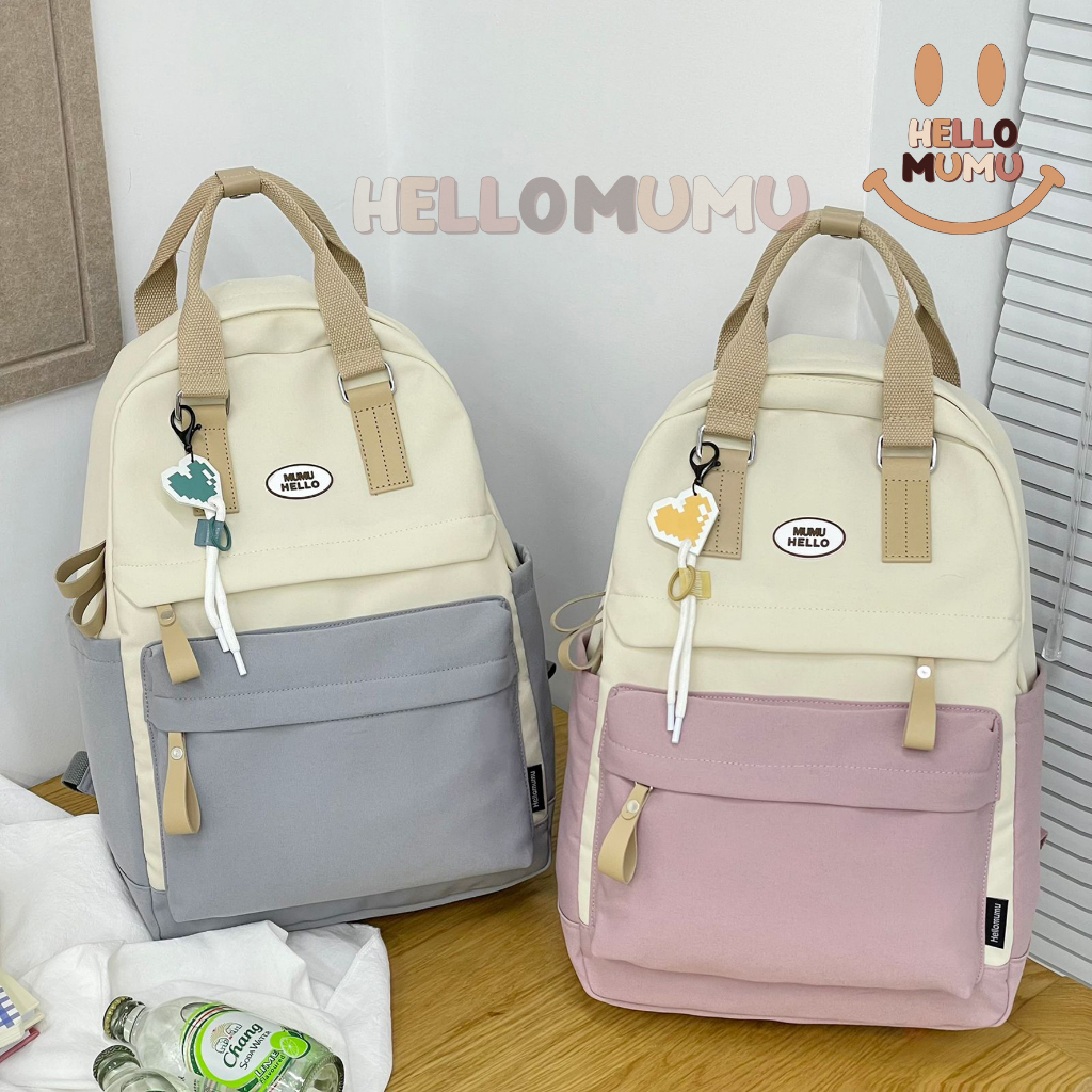 Jual Hellomumu Backpack HANDLE - HM317 | Shopee Indonesia