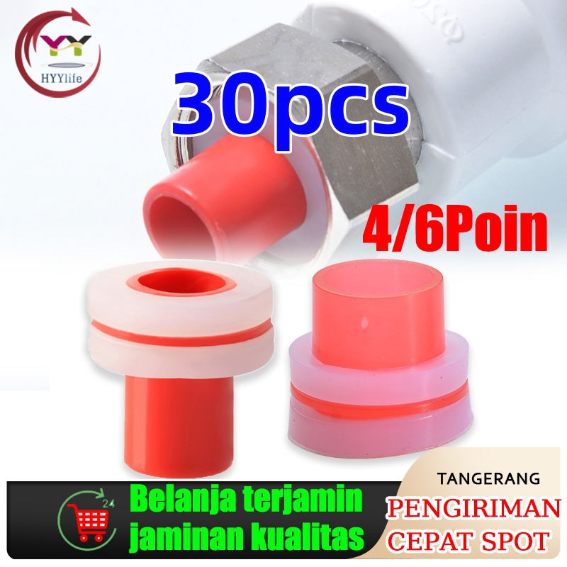 Jual 30pcs / Set Plug Penutup Ujung Pipa 1/2" Pengganti Isolatif Kran ...