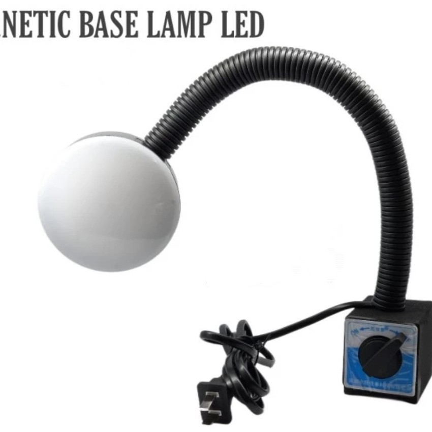 Jual } Lampu Magnet Kerja Bengkel / Lampu Mesin Bubut, Milling, Frais ...