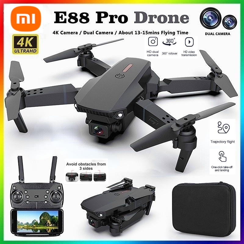 Jual Smart Drone E88 Pro/E99 Pro 4k HD Dual Camera Shoot Original ...