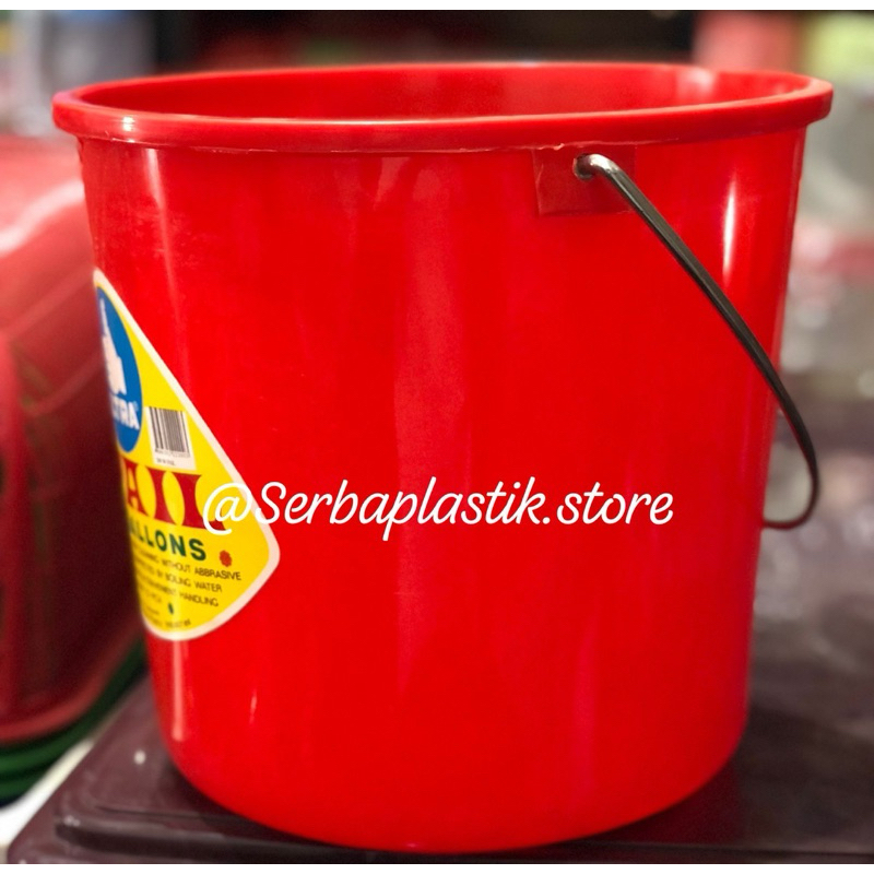 Jual Ember air gagang besi / ember gagang nikel / besi / ember plastik ...