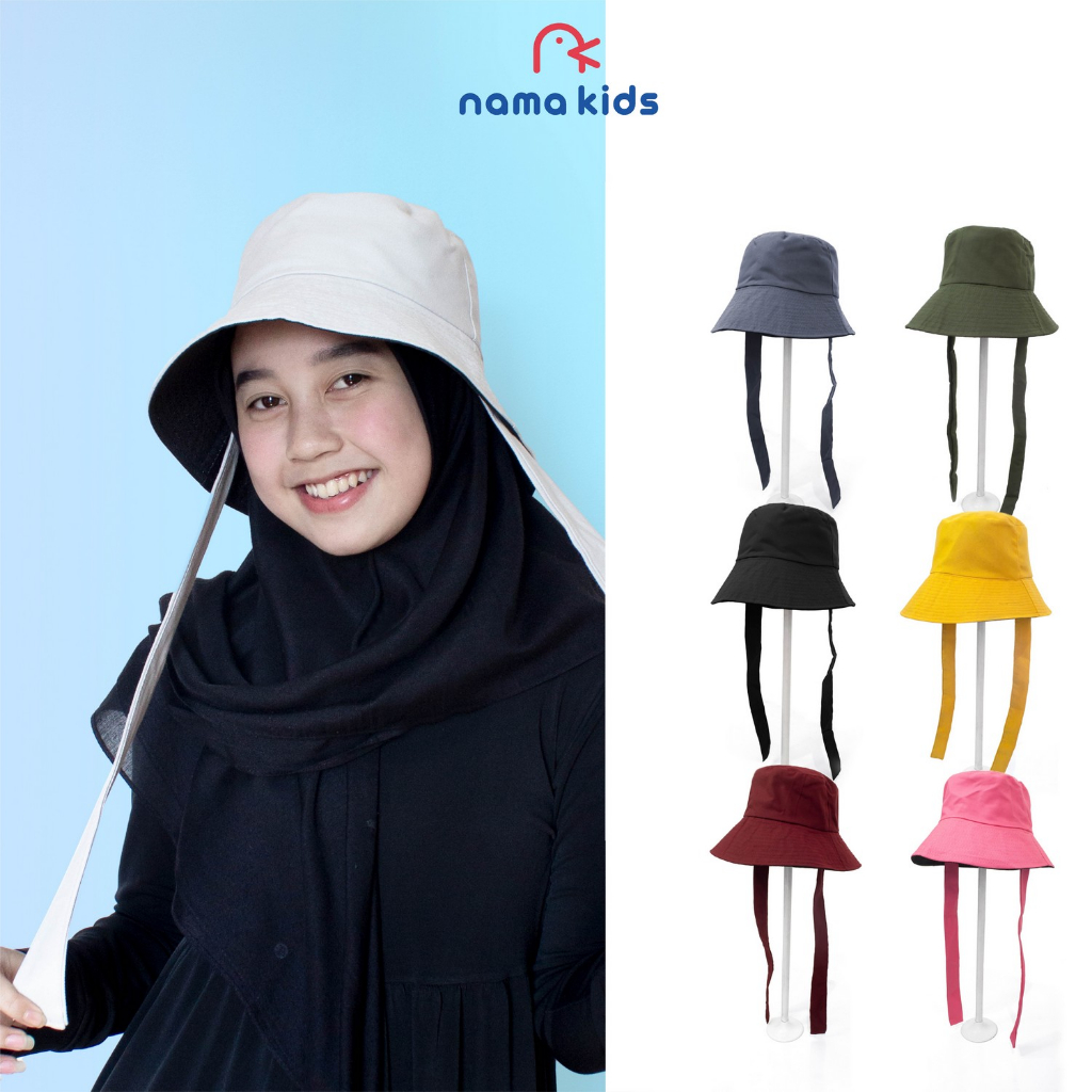 Jual TOPI BUCKET WIDE SELEBGRAM COUPLE ANAK DAN BUNDA BUCKET WIDE selebgram aksen tali TOPI ...