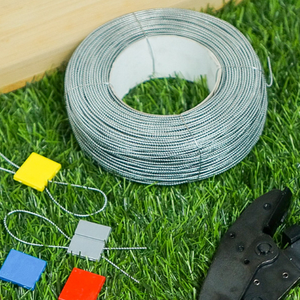 Jual Kawat Segel Ulir Kabel PLN Roll 100M Kawat Kasar PLN Stainless ...